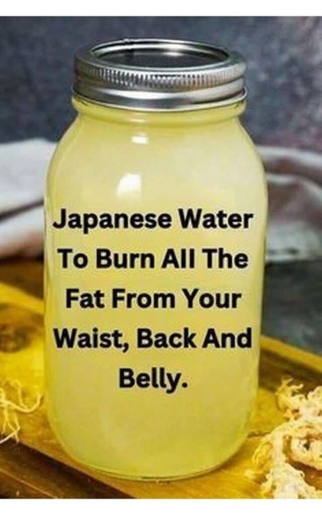 Japanese Water To Burn All The Fat From Your Stomach, Back And – hair cut