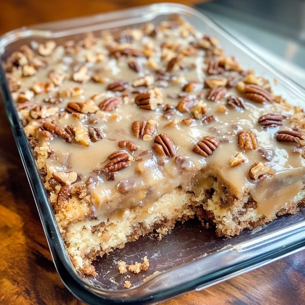 Butter Pecan Praline Poke Cake – hair cut